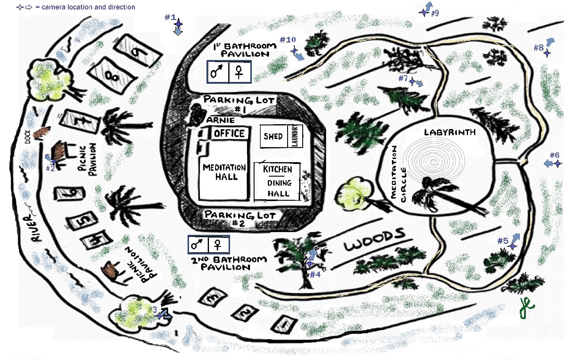 Blue’s Lotus Lodge Retreat Map | Haint's Retreat