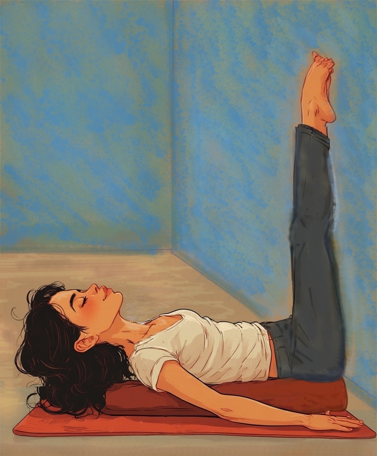 A Favorite Yoga Pose: Legs Up the Wall | Haint's Retreat